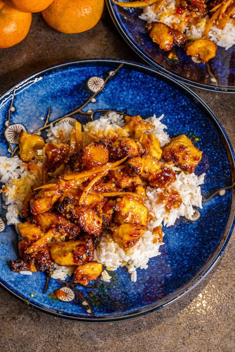 Zesty Orange Chicken with Sweet and Spicy Flavor - Belly Laugh Living