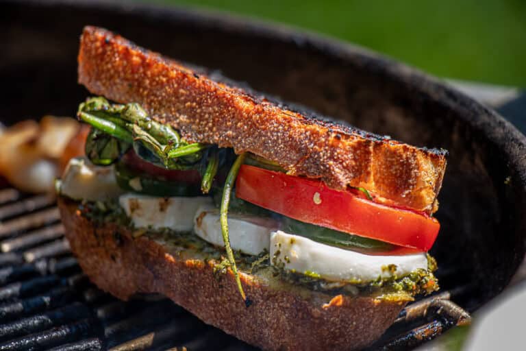 The Perfect Caprese Grilled Cheese Recipe - Belly Laugh Living