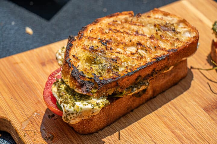 The Perfect Caprese Grilled Cheese Recipe - Belly Laugh Living