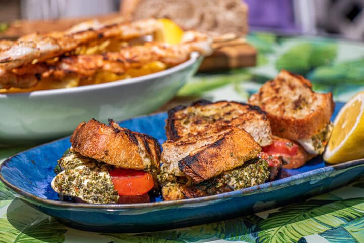 The Perfect Caprese Grilled Cheese Recipe - Belly Laugh Living