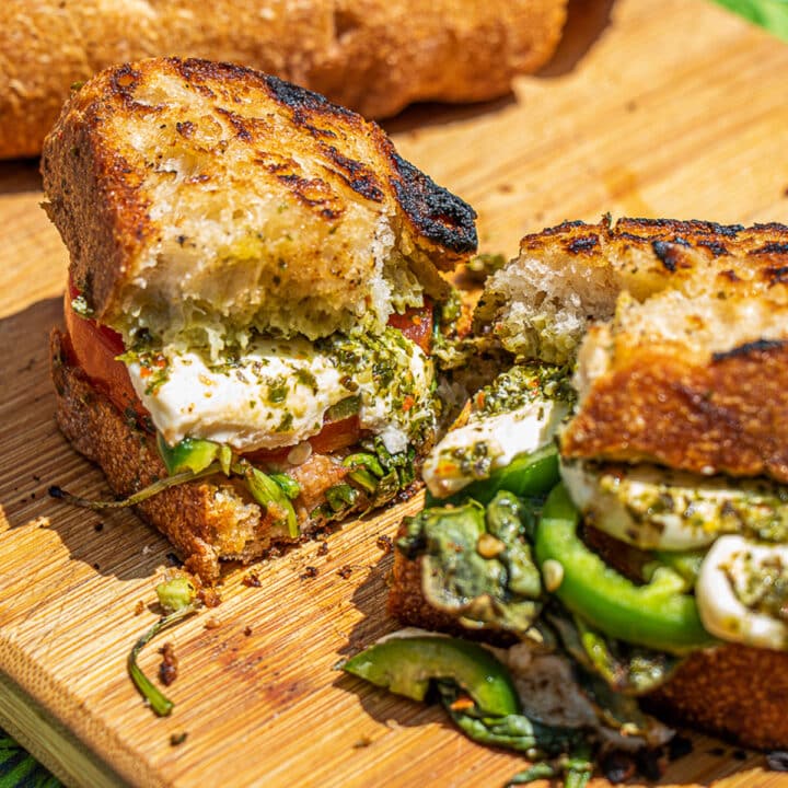 The Perfect Caprese Grilled Cheese Recipe - Belly Laugh Living